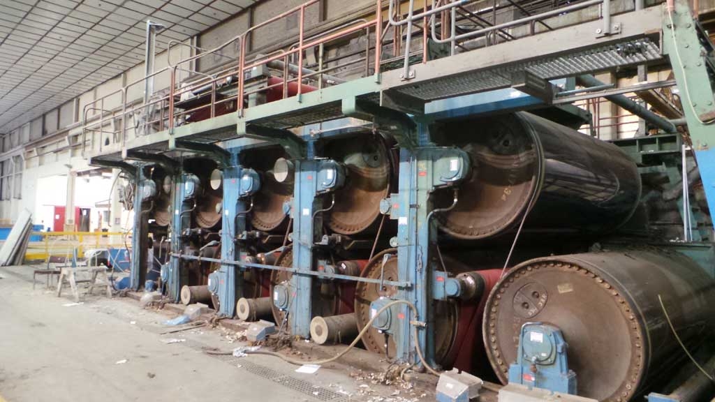 Paper machine A5 preparation and dismantling - Tullis Russell