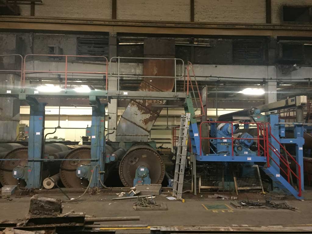 Paper machine A5 preparation and dismantling - Tullis Russell