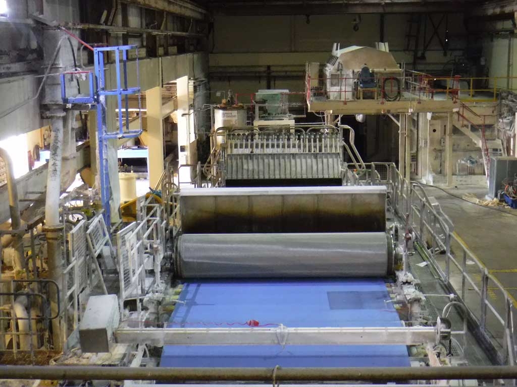 Paper machine A5 preparation and dismantling - Tullis Russell